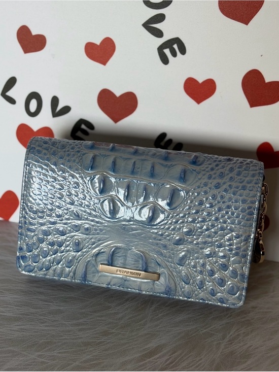 Brahmin | Bags | Brahmin Heavenly Blue Melbourne Minuette Crossbody Bag ...